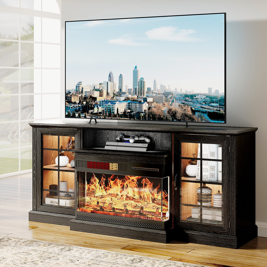 Costco Electric Fireplace Tv Stand Tresanti Nottingham Media Mantel